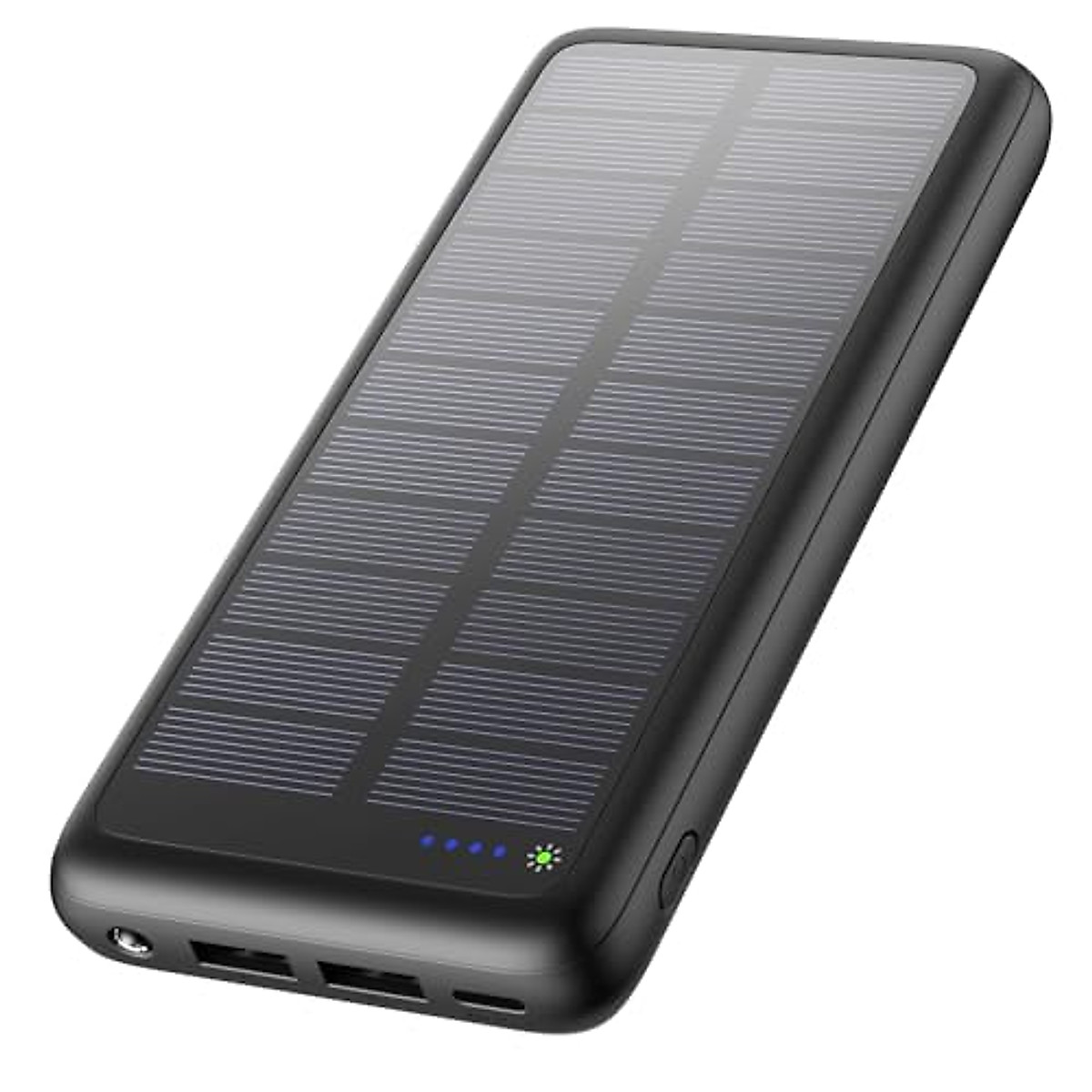 Hiluckey Solar Charger 27000mAh Power Bank USB C Portable Solar Charger with 3 USB Ports 5V/3A Fast Charging External Battery Pack for Cell Phone Tablet