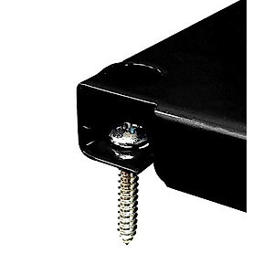 Wall Control Power Tool Storage Organizer Kit Cordless Drill Holder Charging Station Rack 16” x 32” Metal Pegboard Organization System (Black Pegboard)