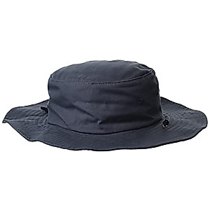 Quiksilver Men's Bushmaster Sun Protection Floppy Visor Bucket Hat, Tarmac, Large/X-Large