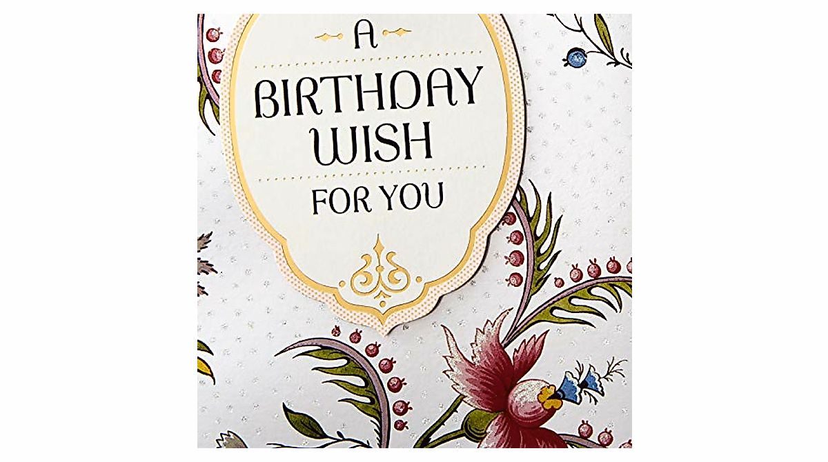 Send a Special Wish with Hallmark Golden Thread Card