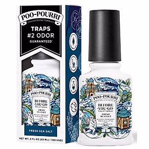 Poo-Pourri Before-You- go Toilet Spray, 2 Fl Oz (Pack of 1), Fresh Sea Salt