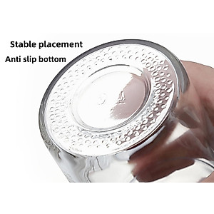 KIGITIK Glass Round Media Storage Bottles, 3.3 Borosilicate Clear Glass With GL45 Screw Cap, for Schools, Home, Lab Reagent Bottle (100ml)