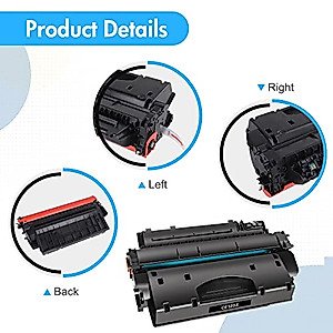 CE505X 05X Toner Cartridge Compatible Replacement for HP CE505X 05X Toner Cartridge for HP P2055 P2055DN P2055D P2055X P2050 High Yield Printer Black 1 Pack