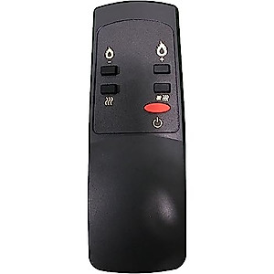 Cambridge Callisto 35 In. Curved Electric Wall Mounted Fireplace Heater with Flame Crystal Rock Display, Adjustable Heat, Remote - CAM35WMEF-1BLK