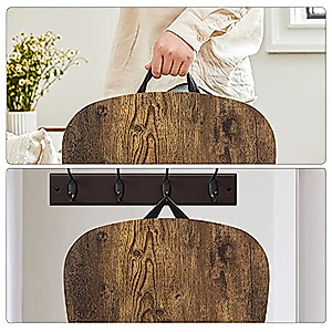 SONGMICS Lap Desk, Bed Tray, Laptop Table with Handle, Cushion, 12.6 x 15.7 x 3.1 Inches, Rustic Brown ULLD109B01