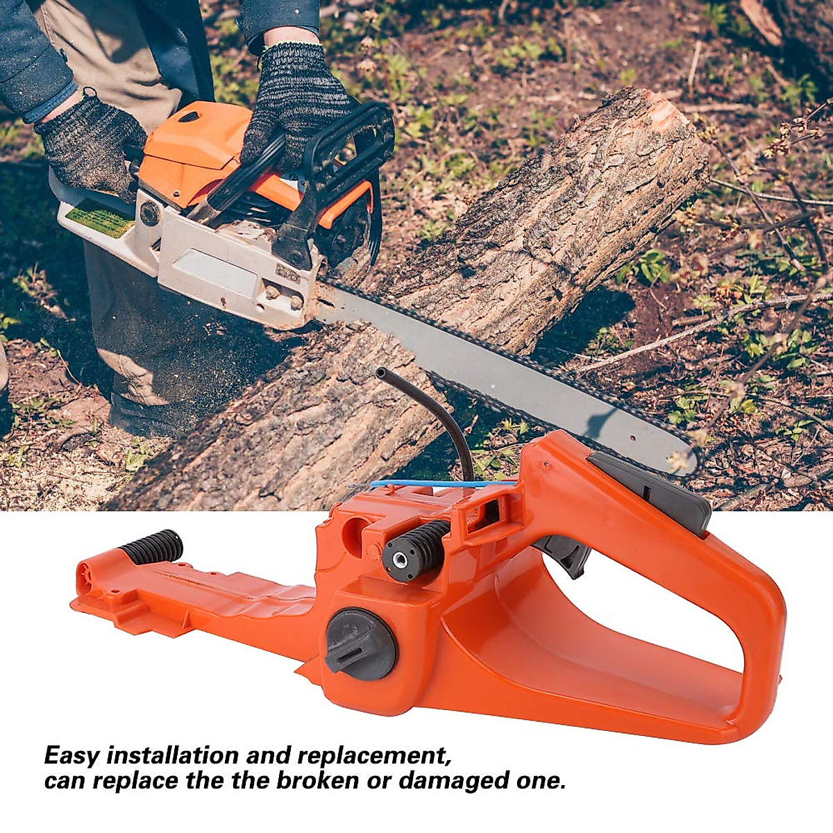 Jeffergarden Rear Handle Fuel Gas Assembly for Husqvarna 362 371 365 372 372xp Chainsaw Replacement Fit Parts Outdoor Generators & Portable Power