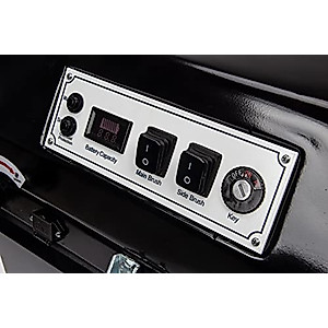 41.3" Walk Behind Industrial Floor Sweeper, Battery-Operated, Triple Brush, 64500 sqft/h