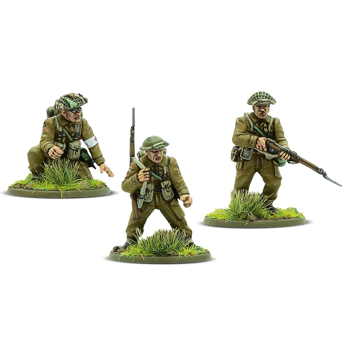 WarLord Bolt Action British & Canadian Army 1943-1945 Starter Set 1:56 WWII Military Table Top Wargaming Plastic Model Kit 402011020