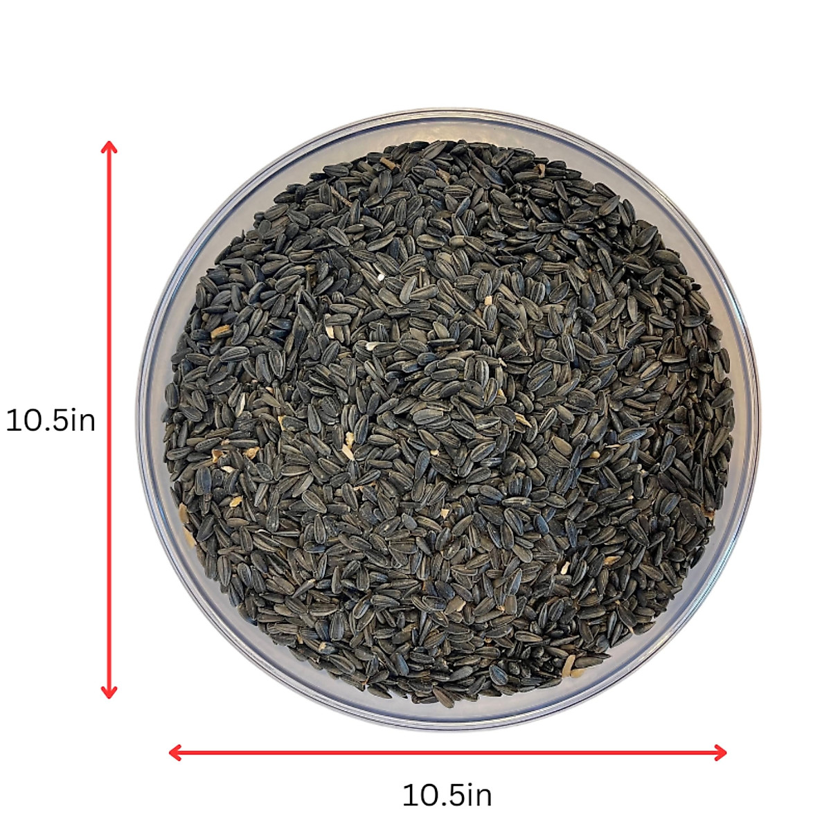 Backyard Essentials Plastic Bird Seed Tray Add-on Accessory - Compatible ONLY with Backyard Essentials Tube Bird Feeders - Screw-On Catcher Tray and Perch