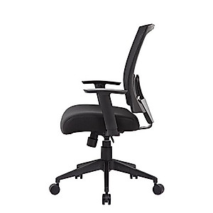 Boss Office Products Mesh Back Task Chair in Black