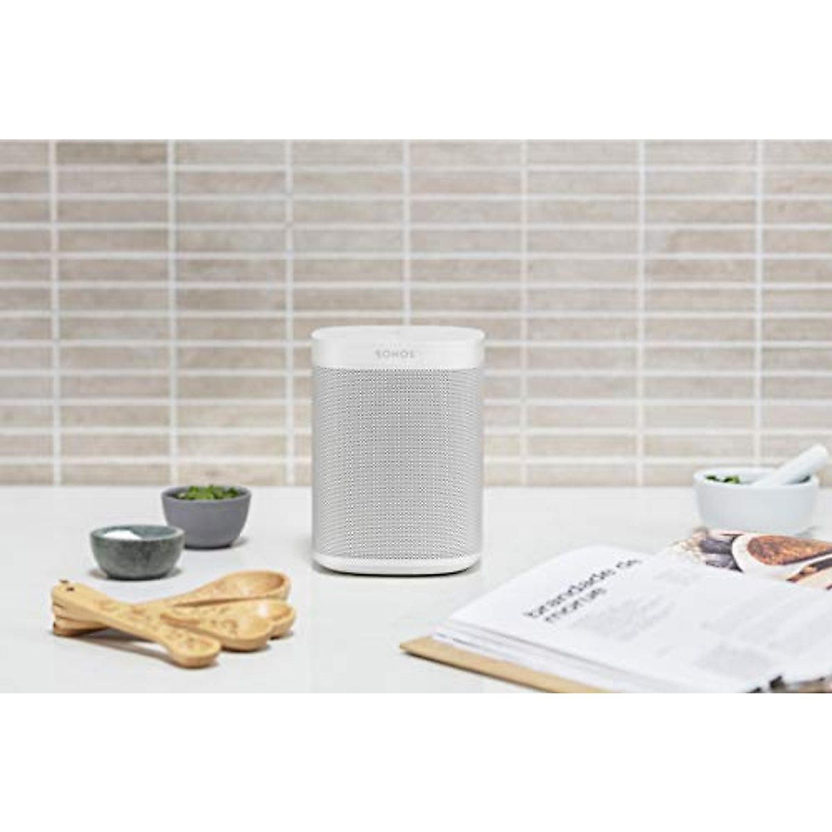 Sonos One (Gen 2) - Voice Controlled Smart Speaker with Amazon Alexa Built-In - White (Renewed)