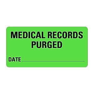LabelValue Medical Records PURGED Medical Records Labels LV-MRL14