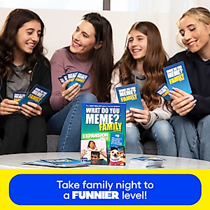 WHAT DO YOU MEME? Family Edition Expansion Pack #1 – Designed to be Added to The Core Family Party Game