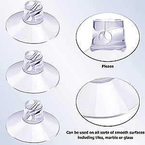 Suction Cup Sucker for Window Wall Hook Hanger Kitchen Bathroom Smooth Surface 40mm Clear Suction Cups 20 Pieces