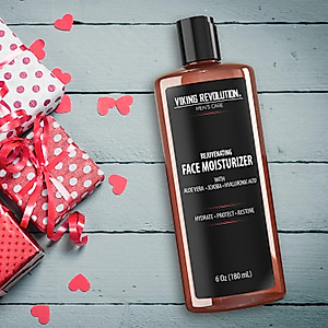 Viking Revolution - Natural Moisturizer Cream for Skincare, Anti Wrinkle & Anti Aging Facial Cream/Lotion, Mens Face Care