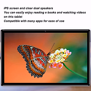 Pomya Tablet PC Android12 10 Inch, 8GB RAM 256GB ROM 128G Expand, 4G LTE Cellular Tablet with 8 Core CPU 5G WiFi, 7000mAh Fast Charging, Dual Speaker Dual Camera SIM Card Slots