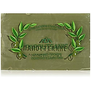 Papoutsanis Pure Greek Olive Oil Soap 6 PACK of 8.8 Oz (250g) Bars