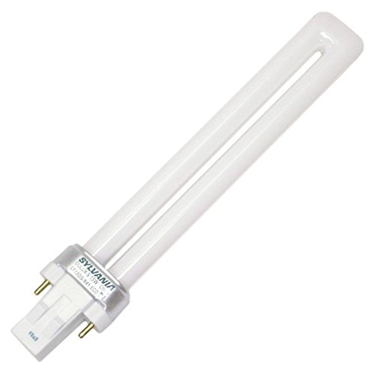 (Case of 50) Sylvania 21135 CF13DS/850/ECO 13-Watt 5000K 2-Pin Single Tube Compact Fluorescent Lamp