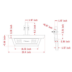 Kehosx Universal Hitch Step, Rear Bumper Protector, Towing Bumper Guard Black Hitch Steps for Most Cars SUV Trucks Pickups, Anti Slip and Rust Towing Receiver