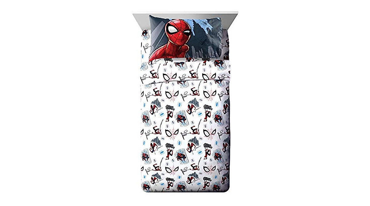 Marvel Spiderman Full Bed Set & Drapes Bundle - Shop Now!