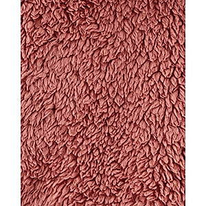 Carter's Zip-Up Sherpa Cardigan Jacket, Pink Sherpa, 12 Months