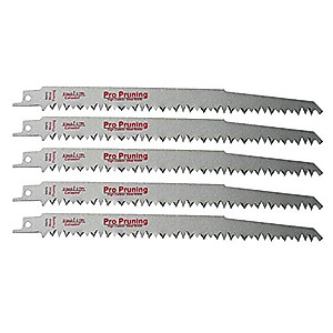 9-Inch Wood Pruning Saw Blades for Reciprocating/Sawzall Saws - 5 Pack - Caliastro