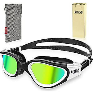 Aegend Polarized Swim Goggles, Swimming Goggles Anti-Glare Anti-Fog
