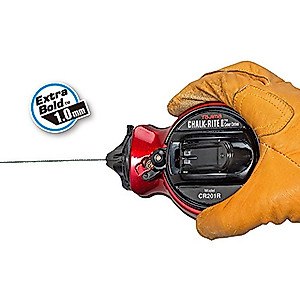 Tajima CR201R-PR 1 mm x 100 ft. Chalk Rite II Extra Bold Chalk Line