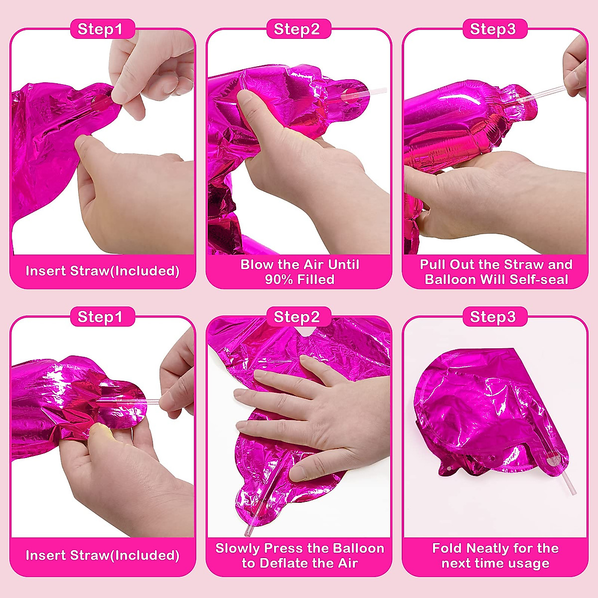 Personalized Name Happy Birthday Banner - Happy Birthday Balloon Letters Balloons 2 Sets A- Z 16'' Mylar Foil Birthday Party Decorations for Kids, Women, Men, Black