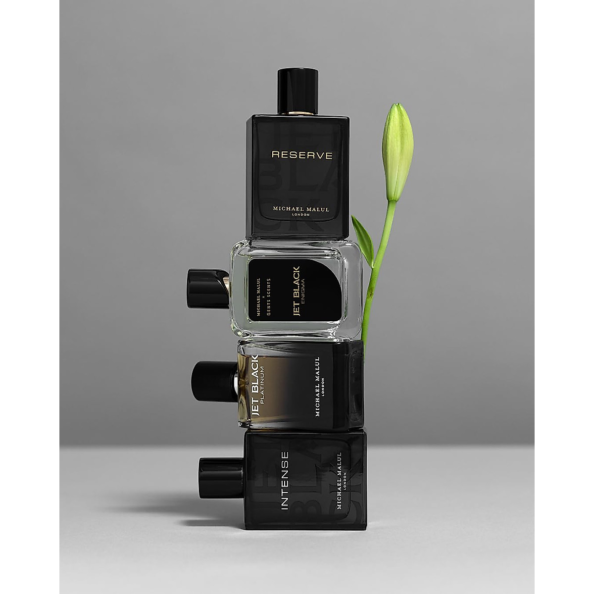 Michael Malul Jet Black Enigma Eau de Parfum for Men - 100ml | 3.4oz