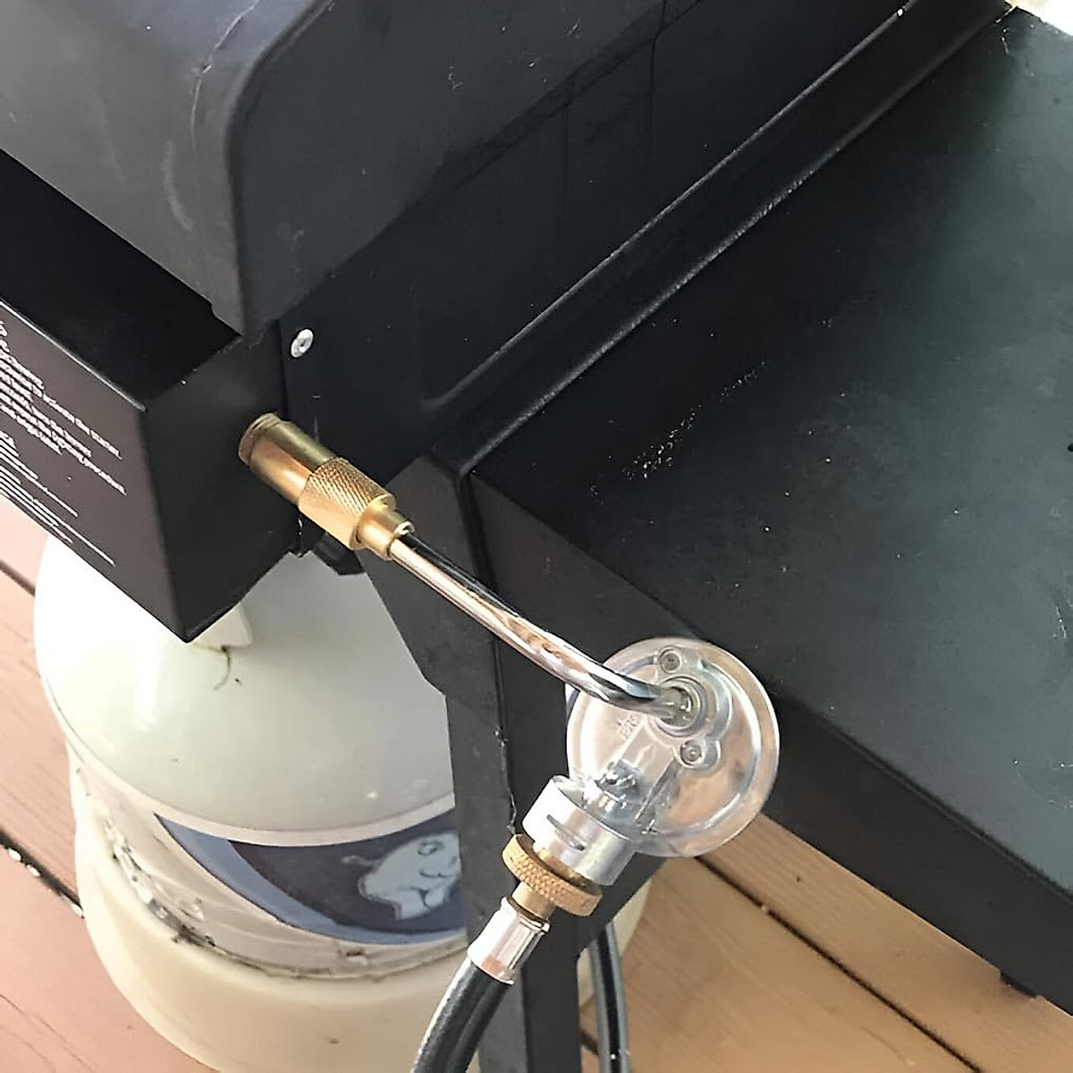 Outdoor Bazaar Griddle Regulator Replacement for Blackstone 17/22 Inch & Pit Boss/Pit BOSS Griddles, Brass & Zinc Alloy, 25000 BTU/hr, 11"W.C