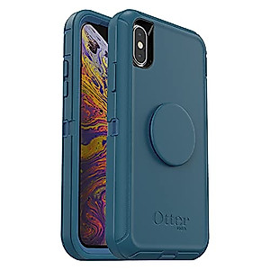 OTTERBOX OTTER + POP DEFENDER SERIES Case for iPhone Xs & iPhone X - Synthetic Rubber, Kickstand, WINTER SHADE
