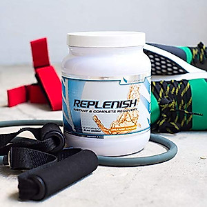 G6 Sports Nutrition Replenish Instant & Complete Recovery (Post Workout Formula, 11g of BCAAs & EAAs, 20g Whey Protein, 1000mg Creatine MagnaPower, Zero Refined Sugars) – 2lb Jar – Orange Mango