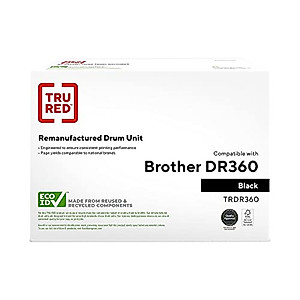 STAPLES Remanufactured Laser Drum Unit Replacement for Brother Dr-360 (Black)