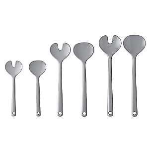 Rosti Mepal 102058043400 Salad Server Sets, Melamine, Grey, 20 x 20 x 30 cm