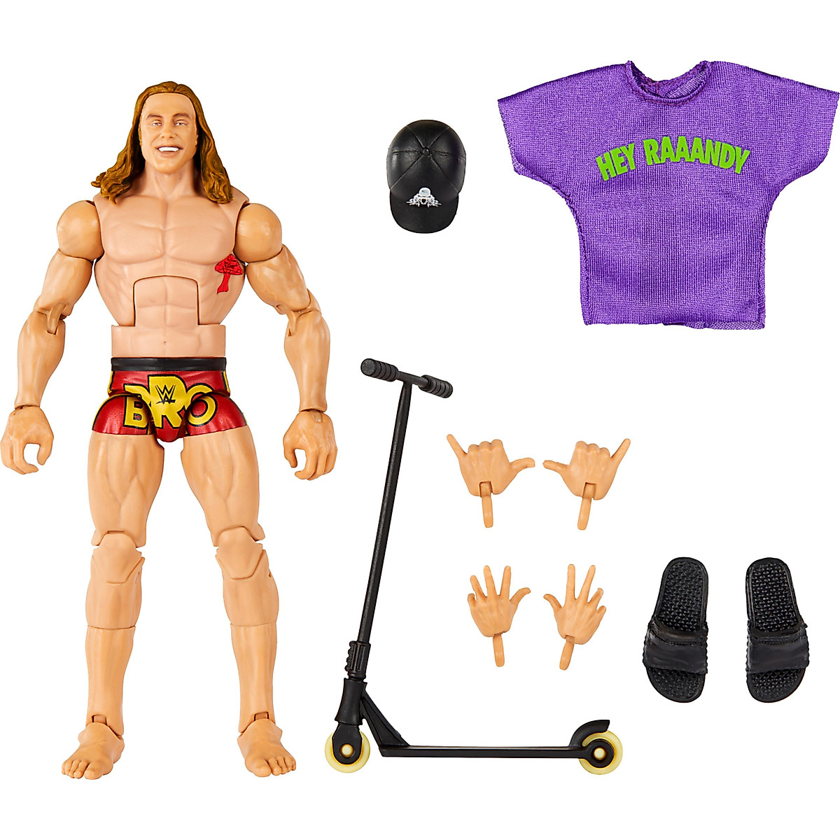 Mattel WWE Matt Riddle Top Picks Elite Collection Action Figure, Articulation & Life-Like Detail, Interchangeable Accessories, 6-inch
