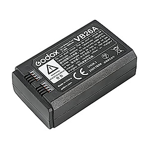 GODOX V1 Battery VB26 VB26A VB26B Lithium Battery Pack V1-S V1-C V1-N V1-F Round Head Flash and V860III Series Flash V850III AD100Pro Flash Speedlight