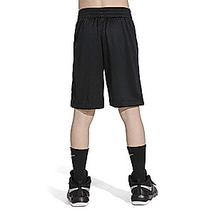Nike 8" Dry Short Trophy, Dri-FIT Boys' training shorts, Athletic shorts, Black/White/White, XS