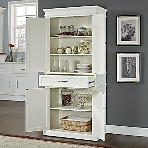 Crosley Furniture Parsons Pantry Cabinet, White