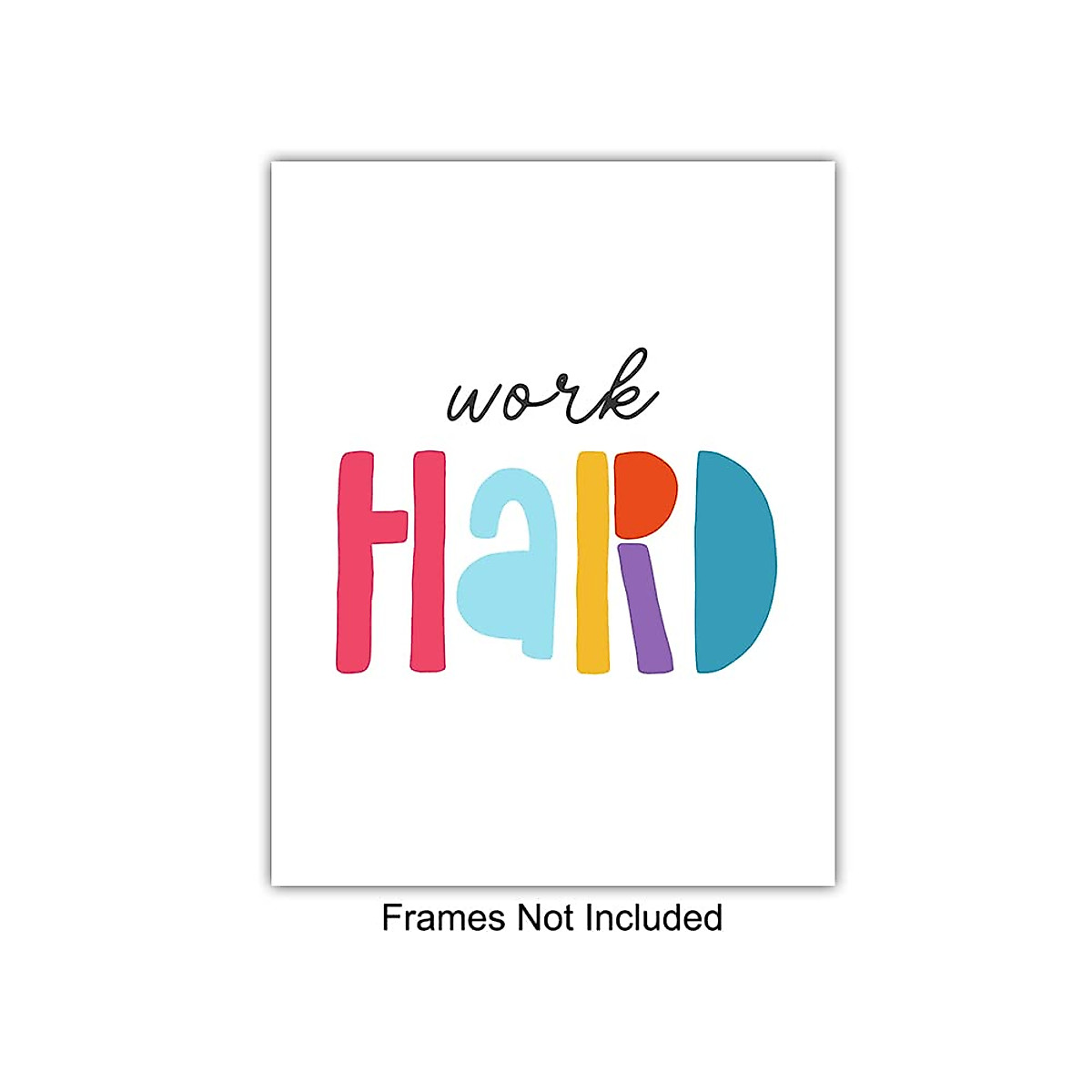 Kids Room Decor Motivational Quotes - Boys Room Decor - Girls Bedroom - Baby Nursery Decor - Inspirational Wall Art Posters - Classroom Decor - Positive Quotes Sayings - Family Wall Decor - Be Kind