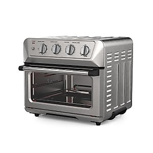 iCucina 1800W Convection Air Fryer Toaster Oven, Large 22.5QT Countertop Oven with 7-in-1 Functions (cut toaster), Stainless Steel