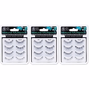 (3 Pack) ARDELL Professional Natural Multipack - 110 Black by Ardell