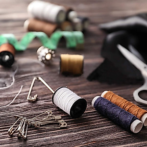 1000Pieces -Safety Pins, 1.1 inch Safety Pins Bulk Metal Silver Sewing Pins Clothing Clips Tool 28mm/ 1.1 inch Decorative Safety pins, Sewing Accessories Kit for Baby Clothing Jewelry Makin (1.1 inch)