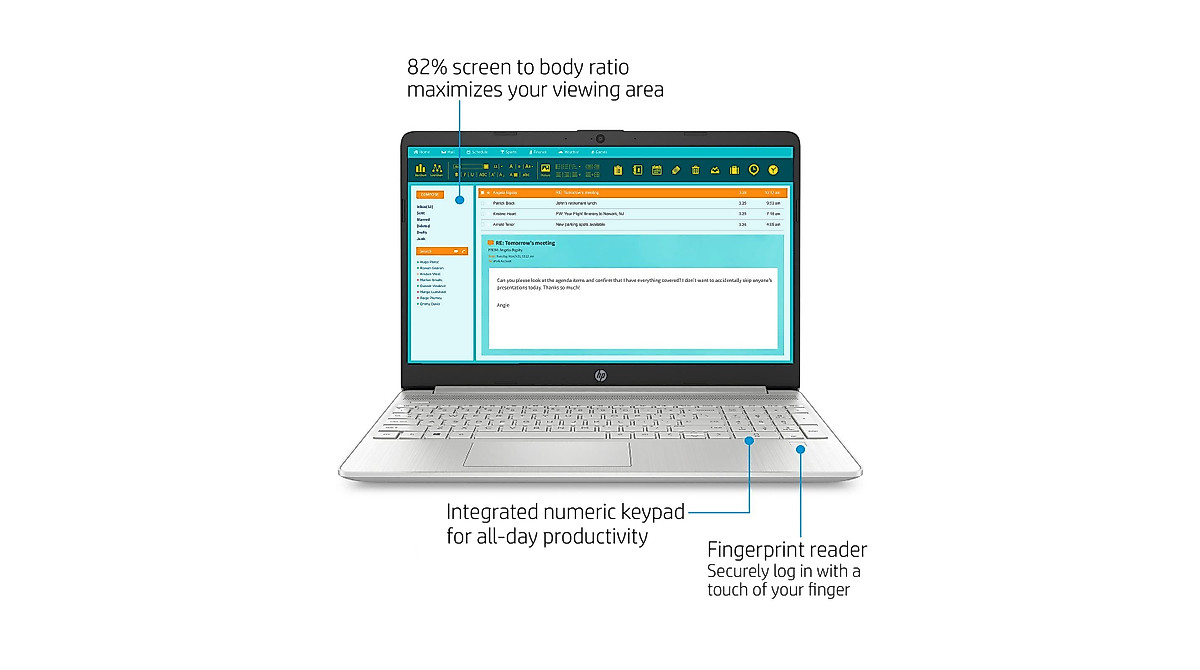 HP 2022 Notebook Laptop with Touchscreen and 11th Gen Intel i3
