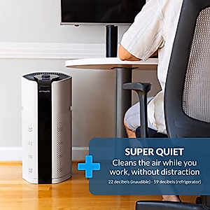 Air Health Skye 5 Stage Air Purifier, Features Ultraviolet Light (UVC), H13 True Hepa, Carbon, PCO, Smart Wifi, Auto Mode, Quiet, Removes 99.97% of Particles, Smoke, Mold, Pet Dander, Dust, Odors