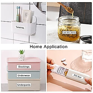 BOYEEZON for Brother P Touch Label Tape 12mm 0.47 White