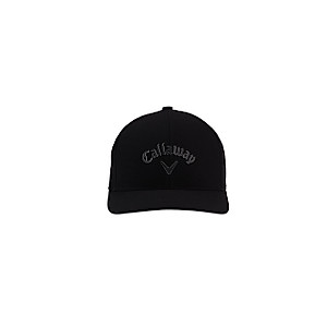 Callaway Golf Stretch Fit Hat (L/XL, Black)
