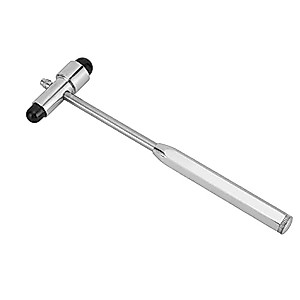 5 Piece Hospital Percussion Hammer Set Cusco Heavy Duty Non Slip Stainless Steel Stethoscope Kit, Medium Adults Motor, Tool Hearing Tool