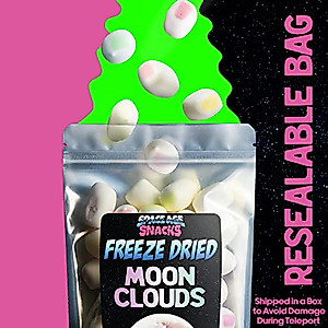Premium Freeze Dried Candy - Moon Clouds Freeze Dried Candy Shipped in Box for Extra Protection - Space Age Snacks Freeze Dry Candy Freetles for All Ages (4 Ounce)