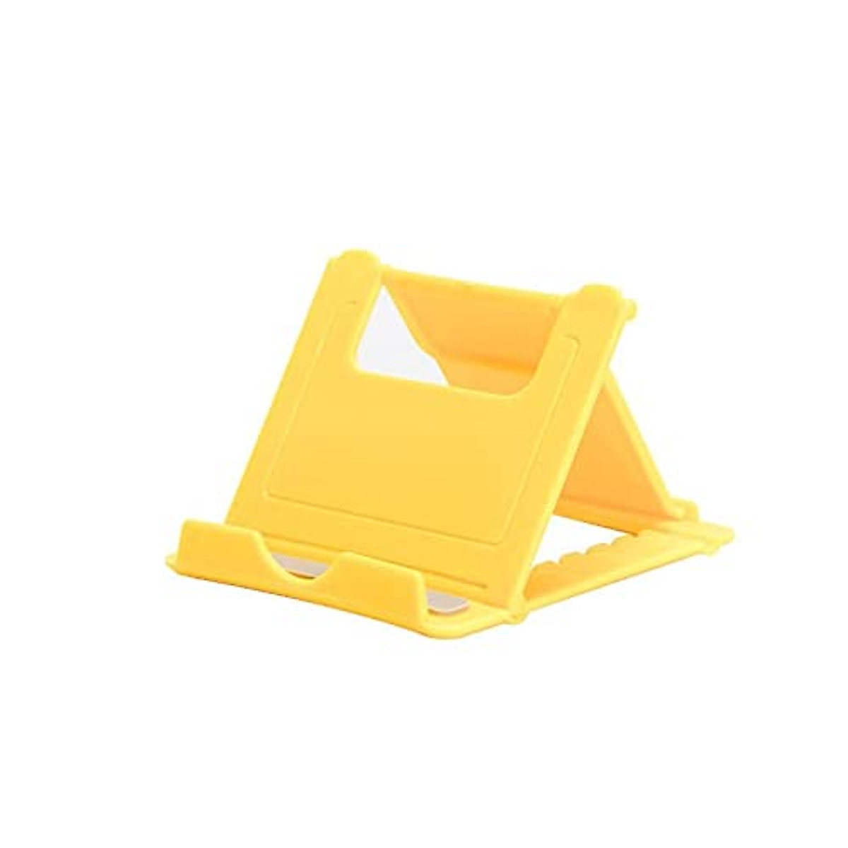 ICOBES Mobile Phone Stand Table Adjustable Phone Holder Bracket Desktop Stand for Folding Mobile Phone Stand (Color : Yellow)